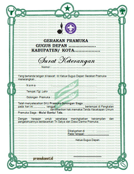 Piagam Pramuka - Pramukanet