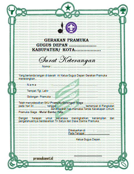 Piagam Pramuka - Pramukanet